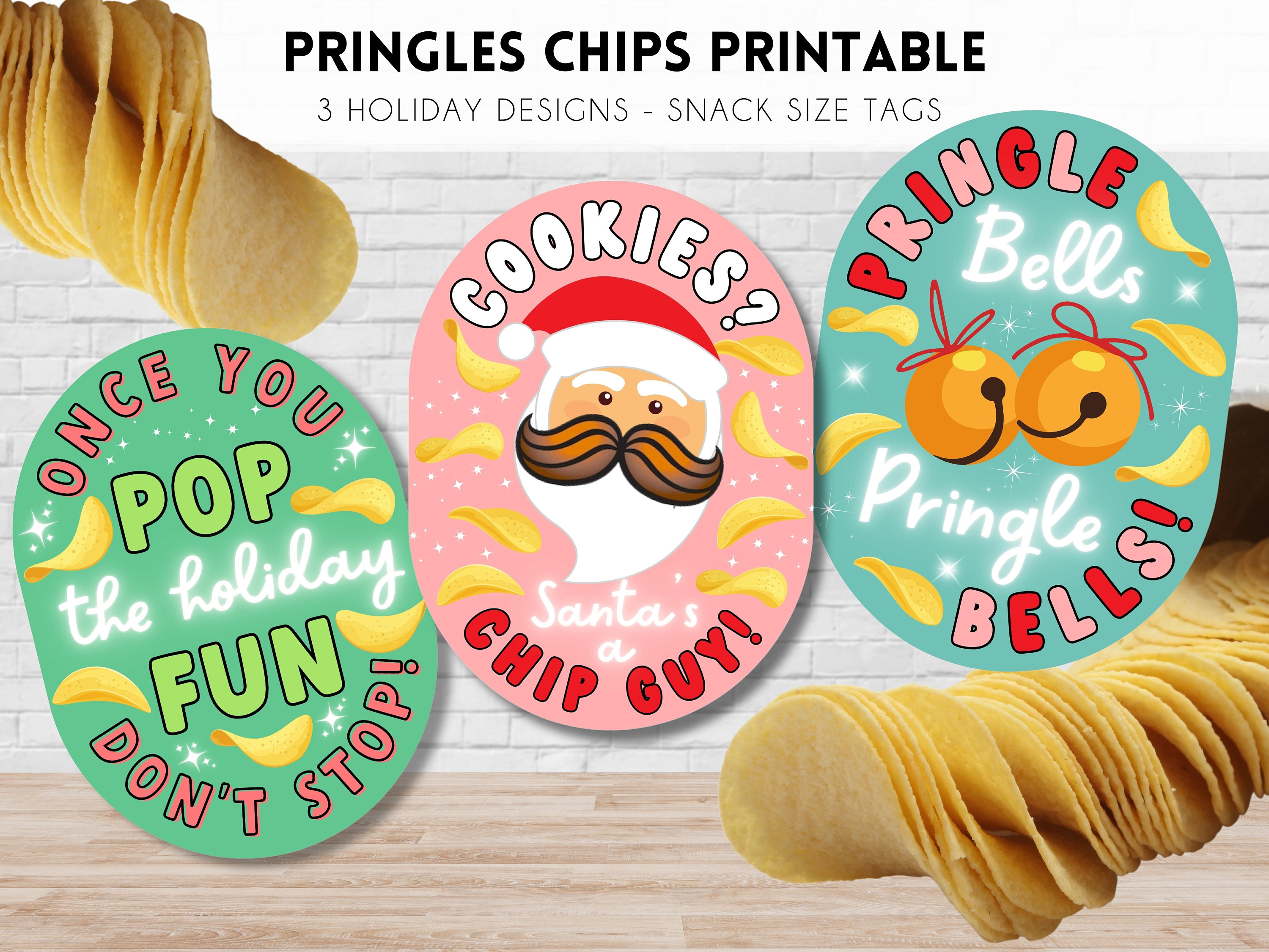 Pringles Holiday Printable | Student Gift Printable Tag | Pringles ...