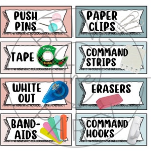 Customizable Labels for Storage Unit, 44-drawer Plastic Storage Cabinet ...