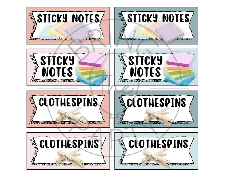 Customizable Labels for Storage Unit, 24-drawer Plastic Storage Cabinet ...