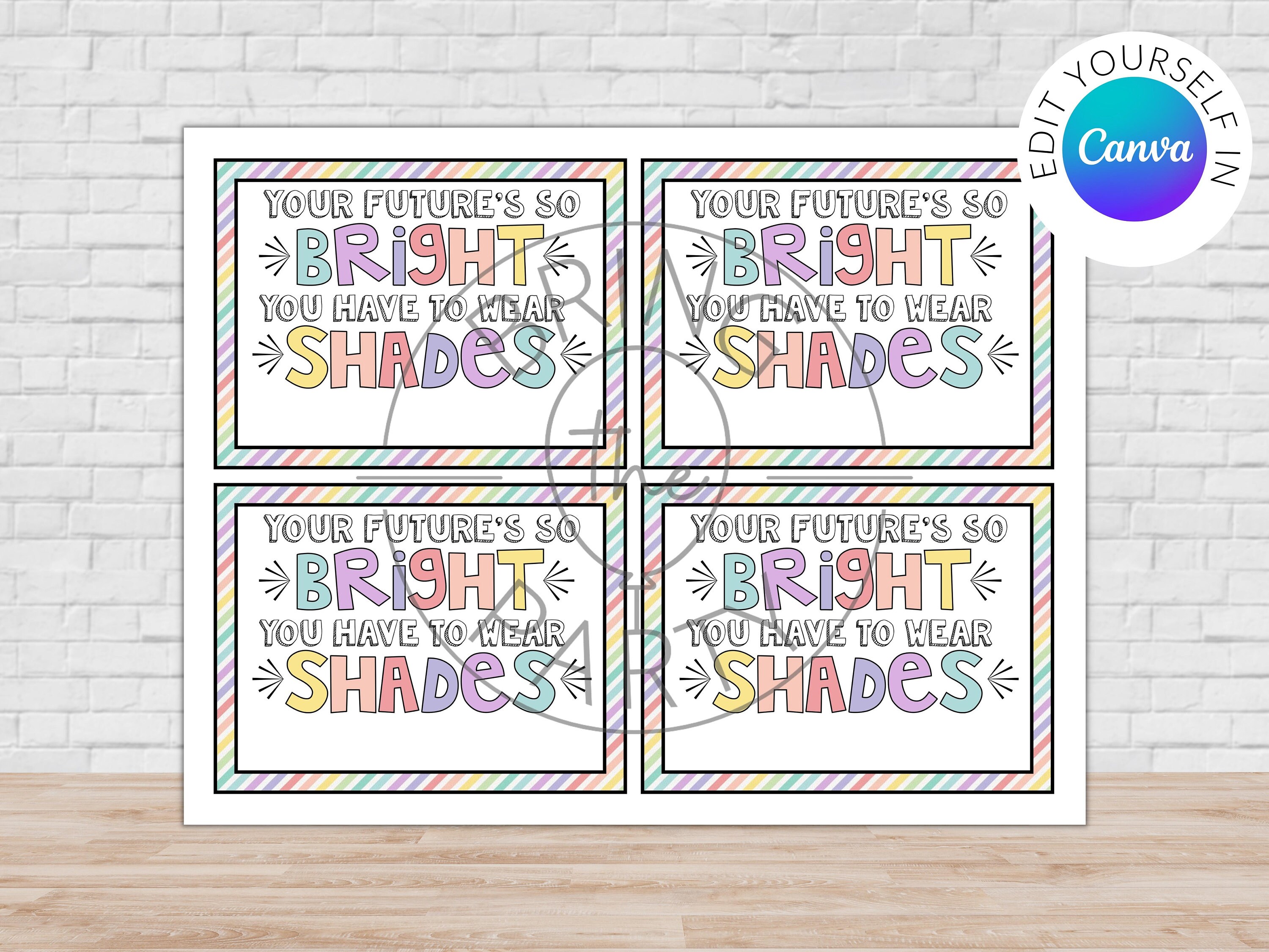 Back to School/end of School Year SUNGLASSES Label Gift - Etsy