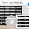 Customizable LIBRARY Book Bin Labels, Custom Book Labels, Elementary ...