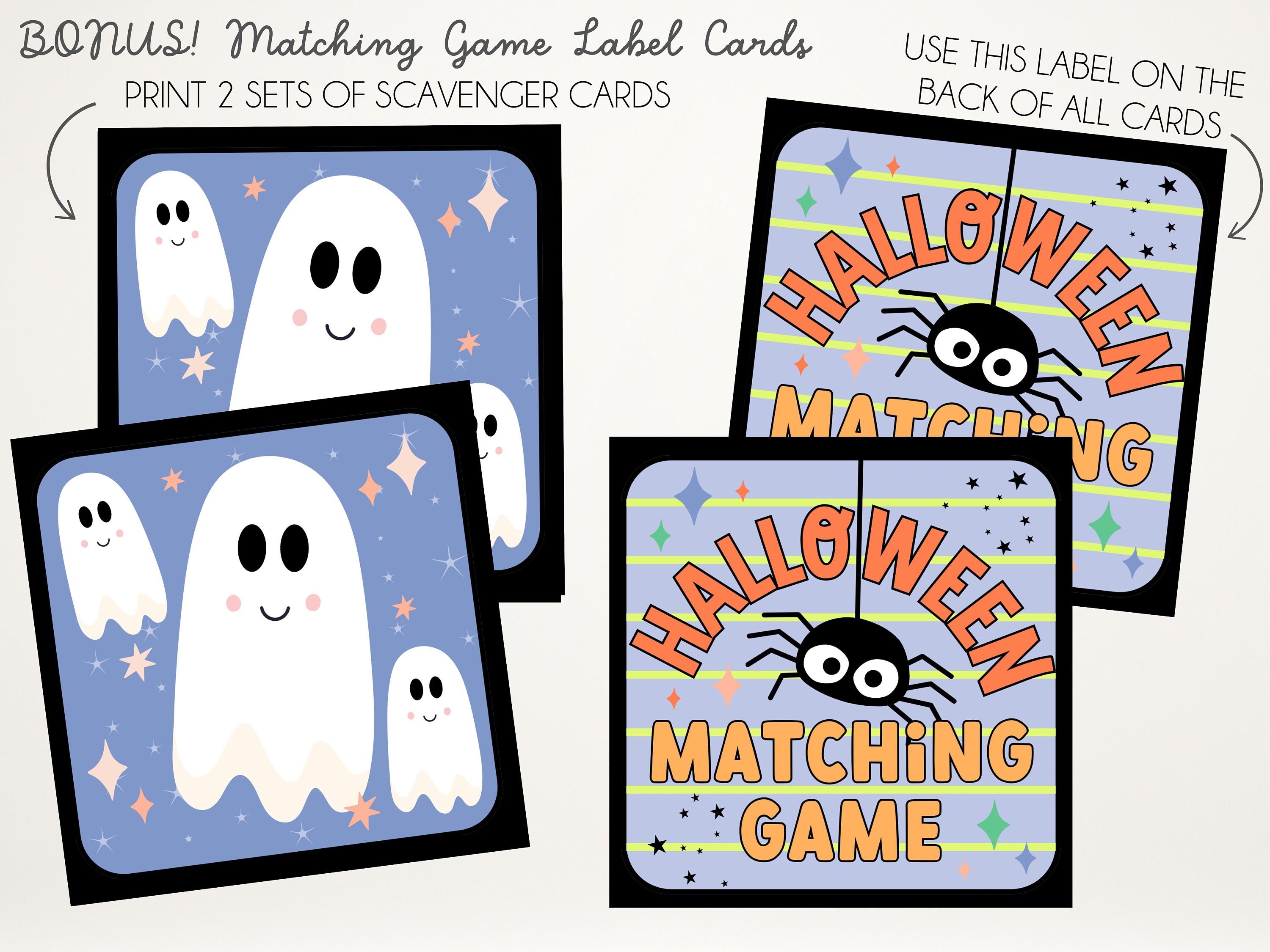 Printable Halloween Scavenger Hunt | Halloween Kids Activity ...