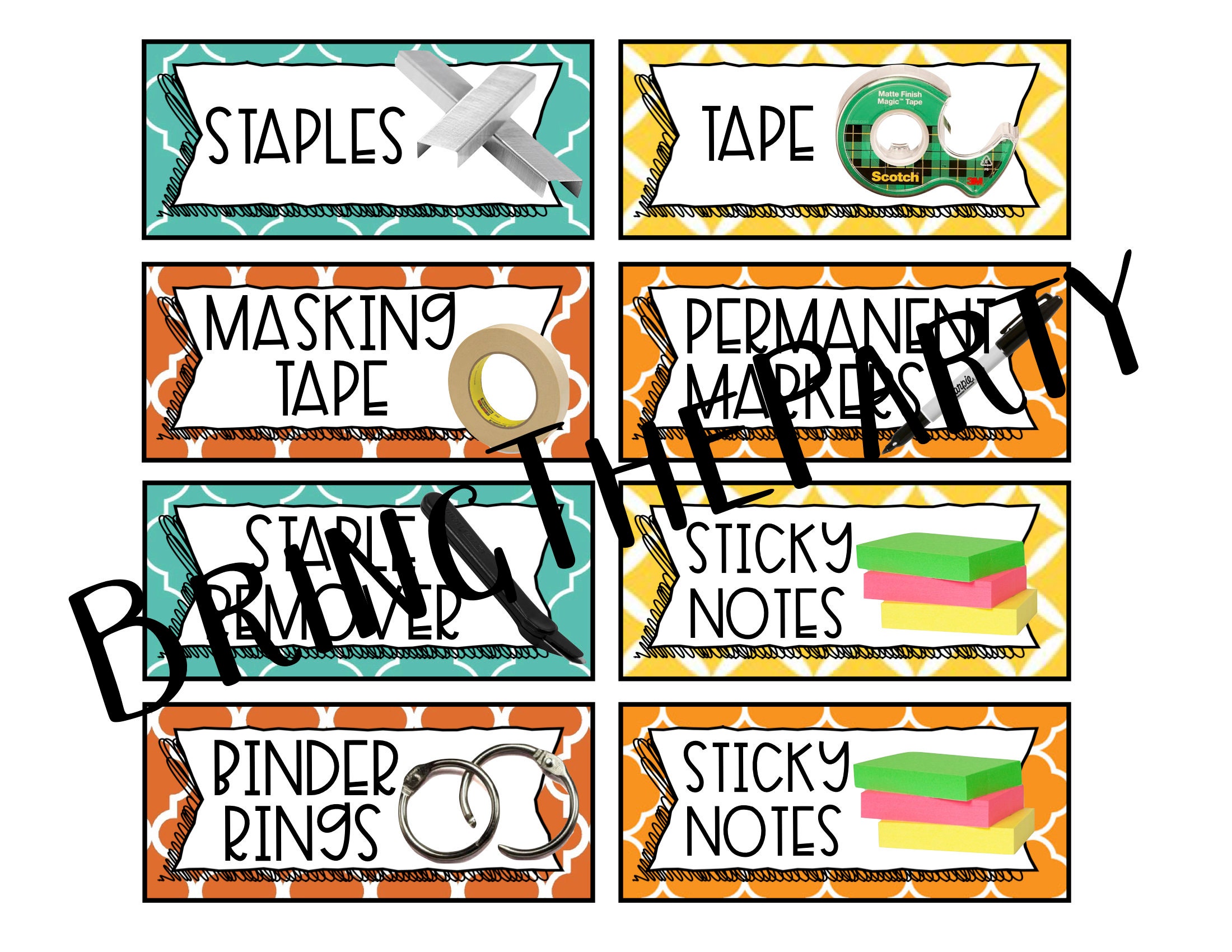 Labels for Storage Unit 24-drawer Plastic Storage Cabinet - Etsy