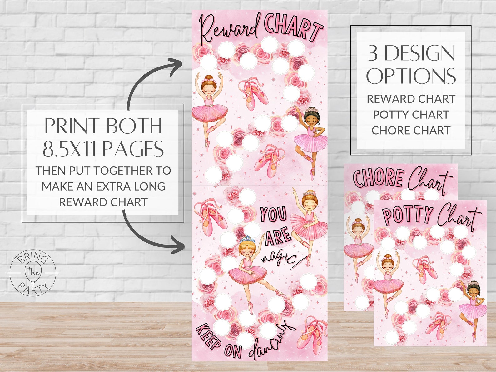 Reward Chart | Potty Training Chart | Ballet Reward Chart | Ballet ...