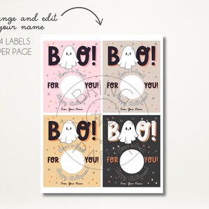 Halloween Play-doh Card | BOO! Halloween Gift Tag | Canva Template ...