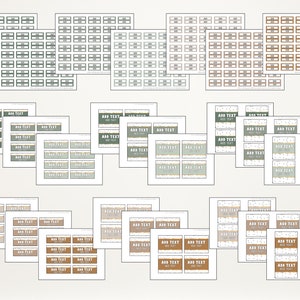 Editable Neutral Greenery Colors Classroom Labels | Hanging File ...