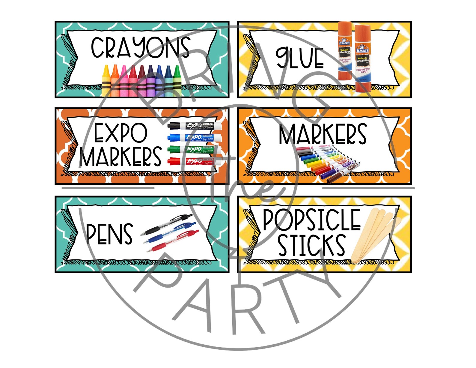 Labels for Storage Unit, 24-drawer Plastic Storage Cabinet Labels ...