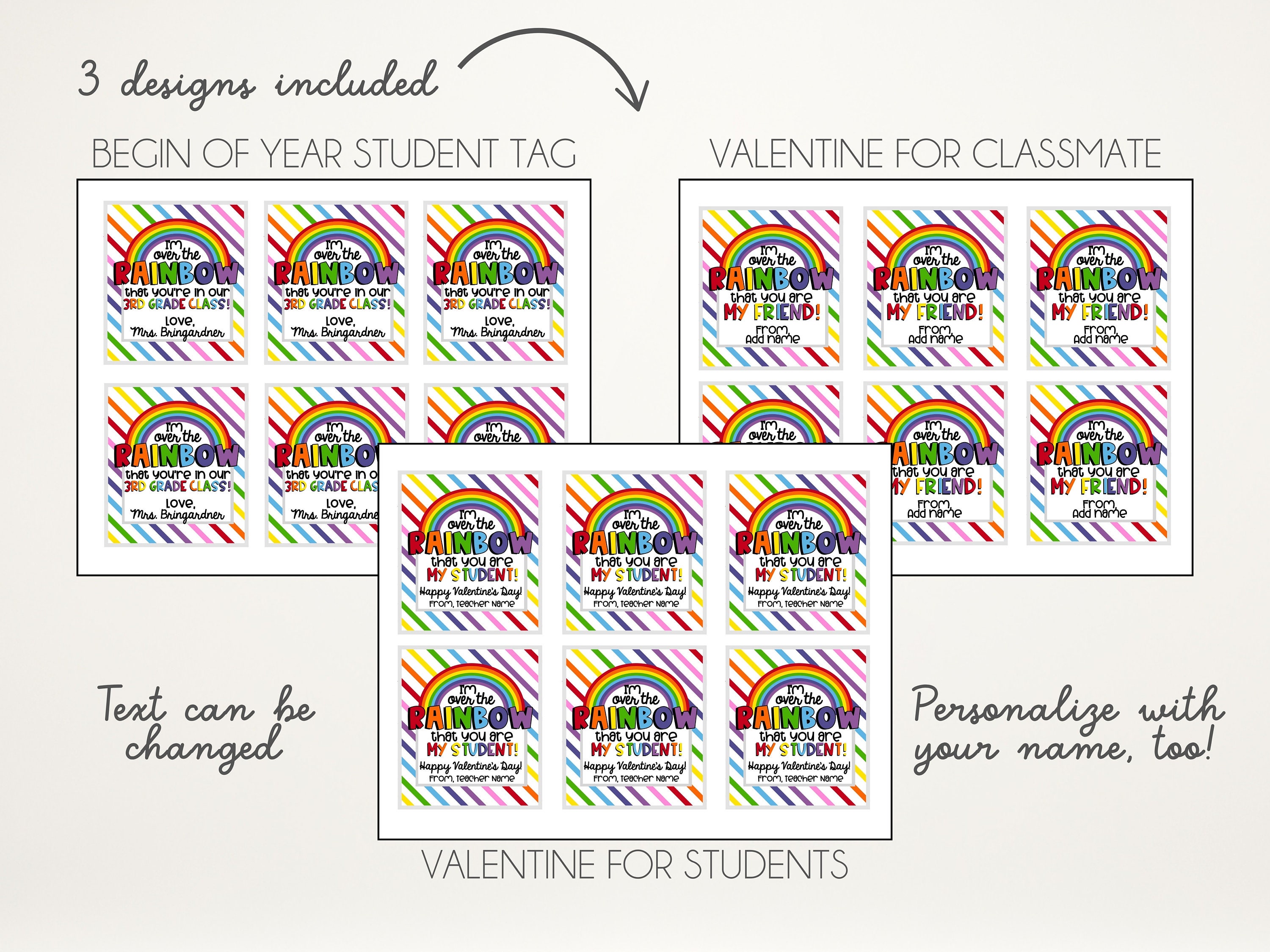 Editable Skittles Label | Beginning of the Year School Gift Label ...