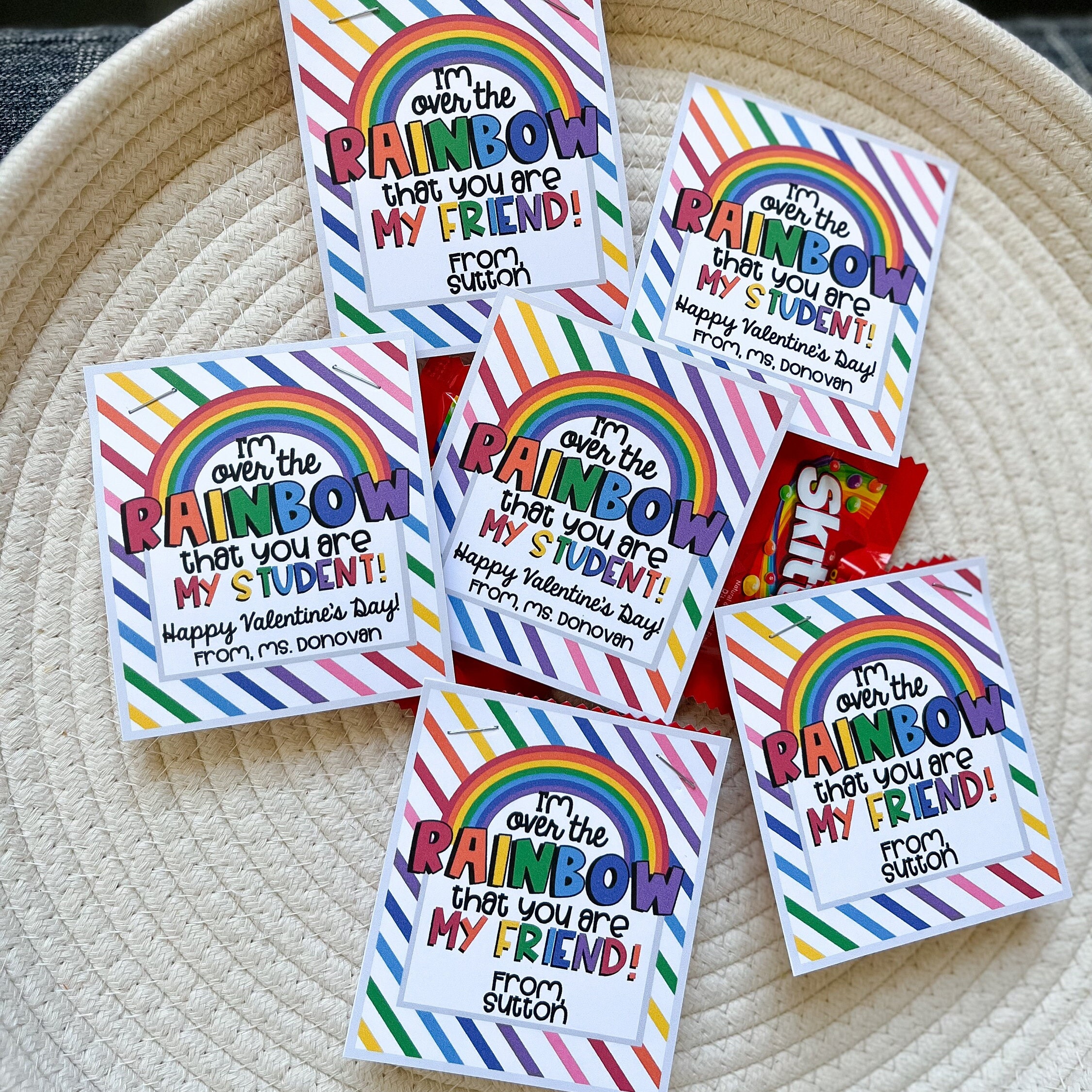 Editable Skittles Label | Beginning of the Year School Gift Label ...