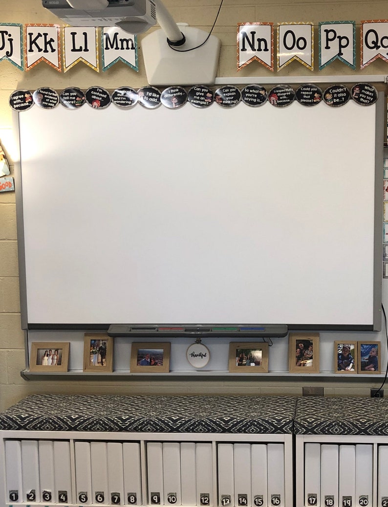 Accountable Talk Classroom Posters Sentence Starters Student - Etsy