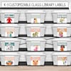 Boho Rainbow Library Book Bin Labels - Etsy Canada
