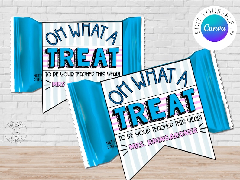 Editable Rice Krispie Treat Label | Marshmallow Treat Valentine ...