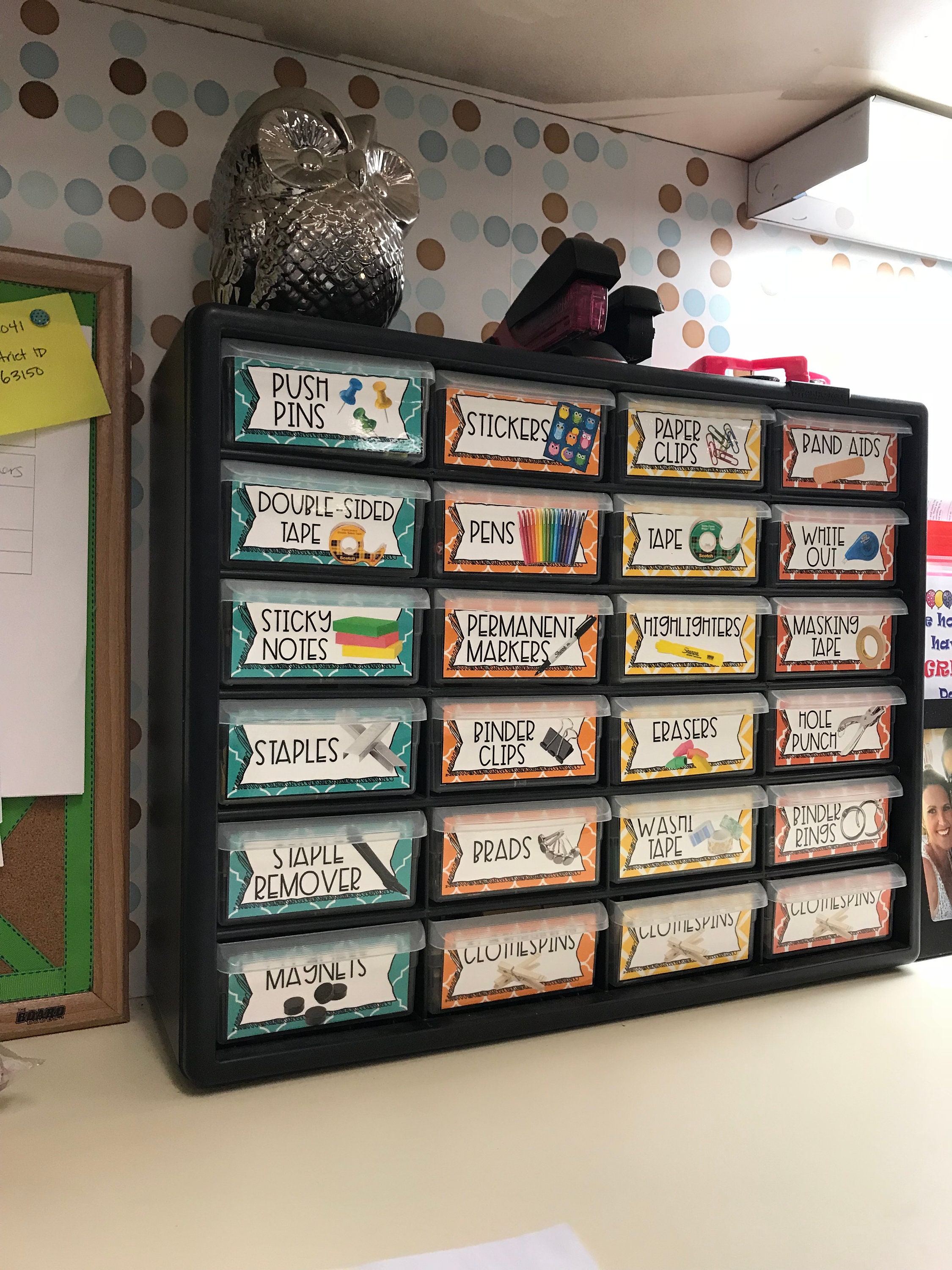 Labels for Storage Unit 24-drawer Plastic Storage Cabinet - Etsy