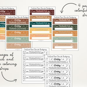 Gratitude Paper Chain | Thanksgiving Paper Chain | Giving Thanks ...