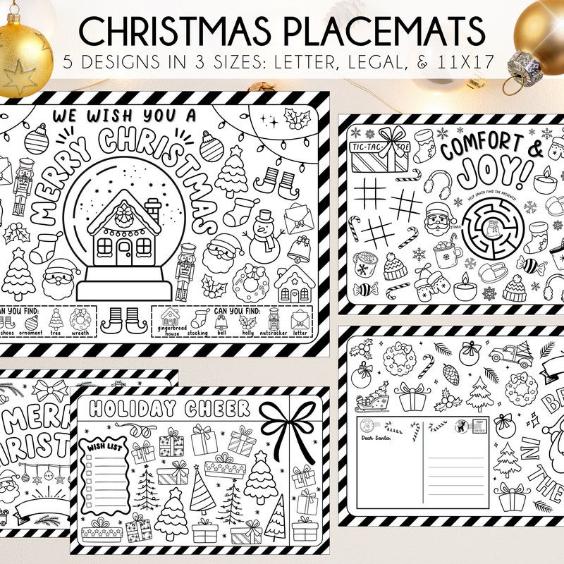 Christmas Placemats - Etsy