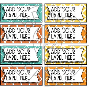 ADD ON EDITABLE Labels for Storage Unit, 24-drawer Plastic Storage ...