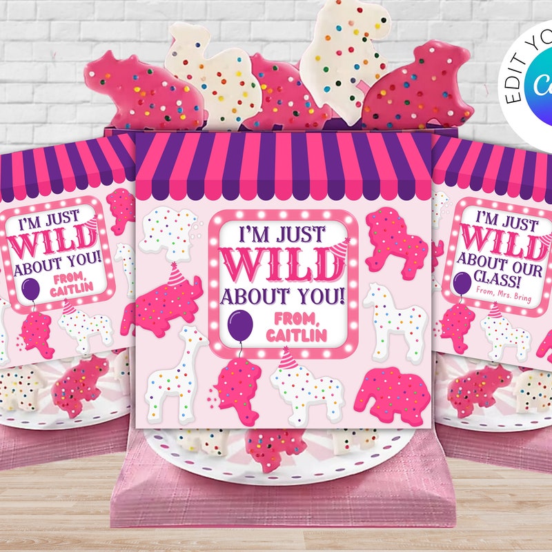 Animal Cracker Label - Etsy