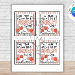 Student Fruit Snacks Label | Beginning of the Year School Gift Label ...