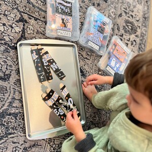 Halloween Popsicle Stick Puzzle Printable | Halloween Preschool ...