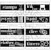 Classic Black & White Labels for Drawer Storage | 24-drawer Storage ...