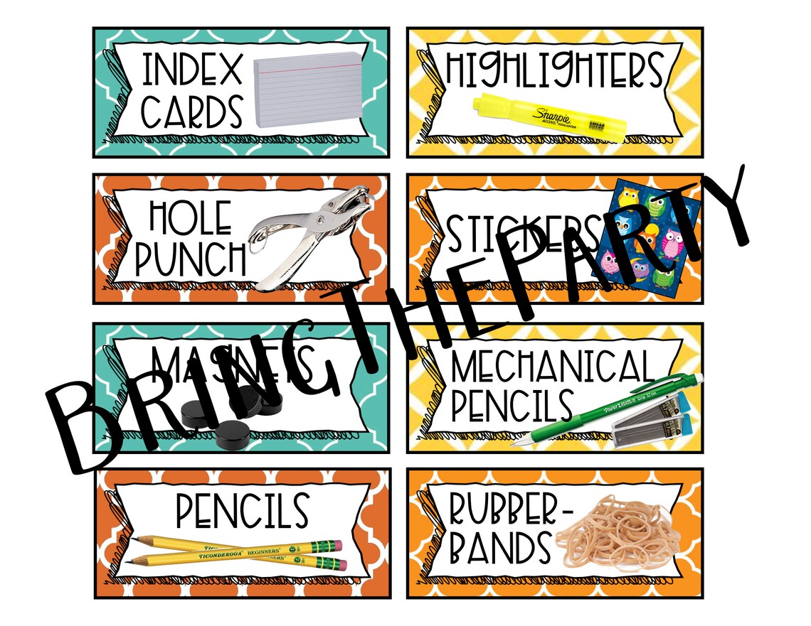 Labels for Storage Unit 24-drawer Plastic Storage Cabinet - Etsy