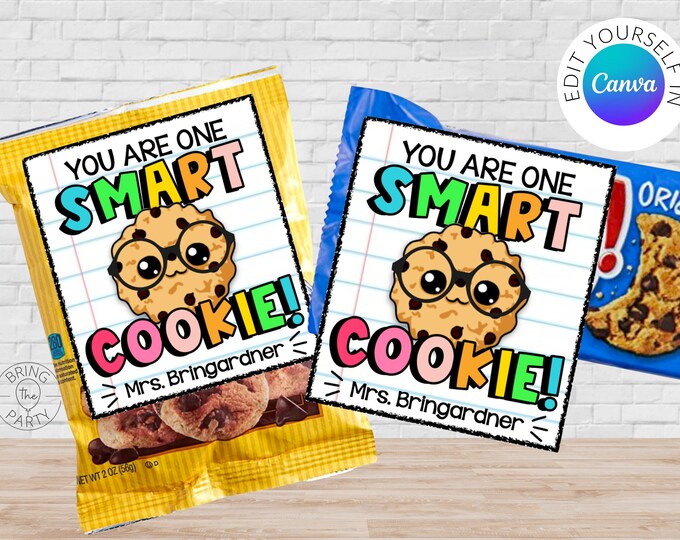 Editable Student Treat Beginning of the Year School Gift Label One ...