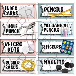 Customizable Labels for Storage Unit, 44-drawer Plastic Storage Cabinet ...