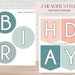 Editable Neutral Calming Colors Birthday Display Board | Classroom ...