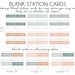 Neutral Calming Colors Center Signs | Preschool Station Cards ...