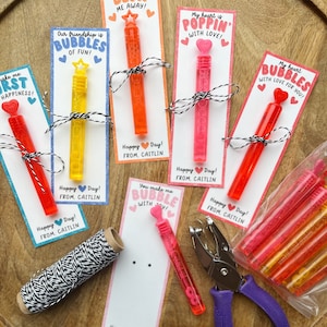 Editable Bubbles Valentine Printable | Kids Bubble Valentine | Non-food ...