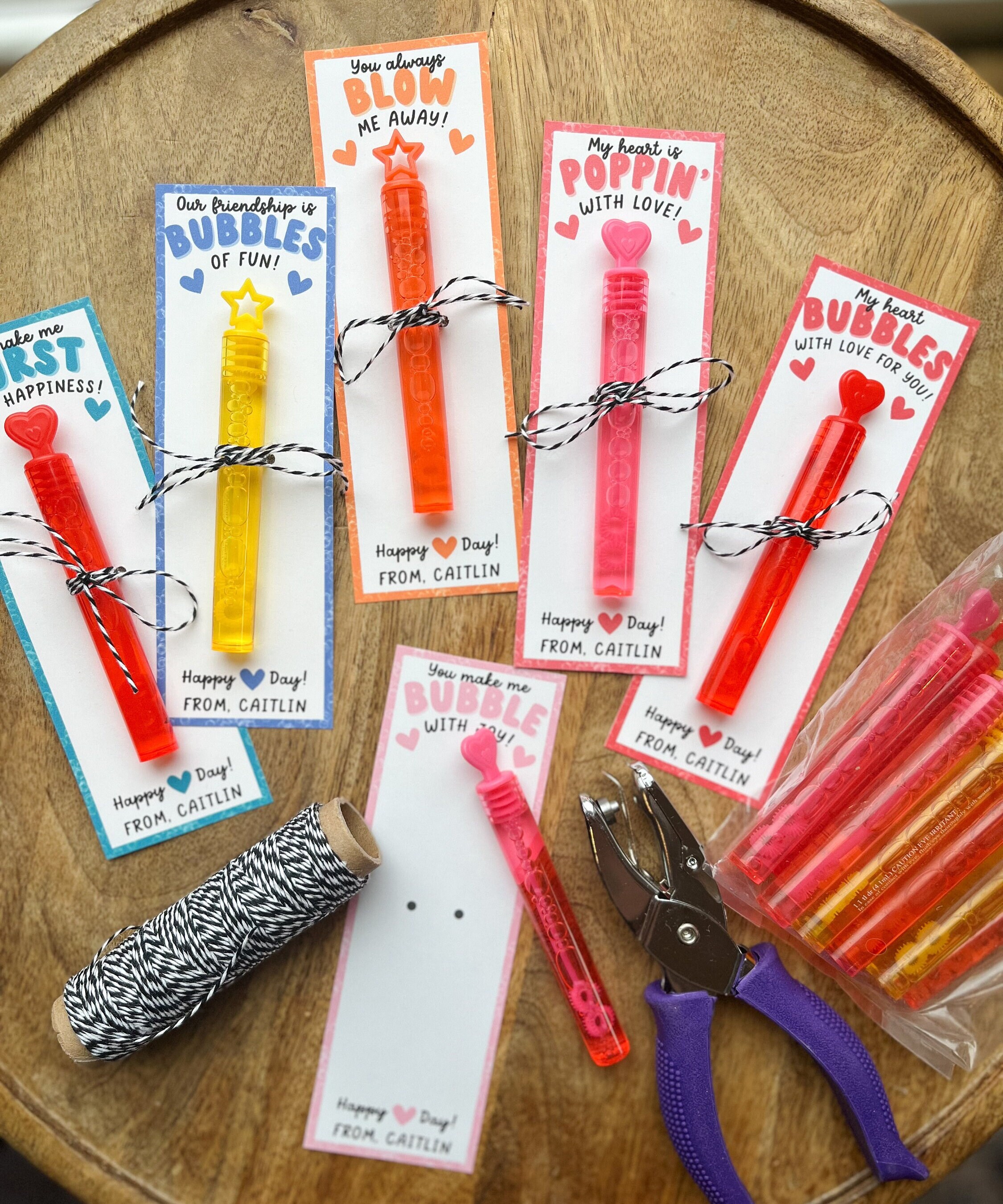 Editable Bubbles Valentine Printable | Kids Bubble Valentine | Non-food ...