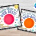 Editable First Day of School Play-doh Cards | Student Gift | Non-food ...