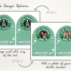 Editable Teacher Appreciation Gift Card Printable | Canva Template ...