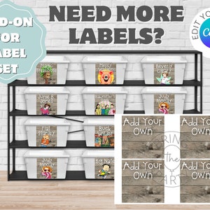 Add On: Customize Your Own Classroom Library Book Bin Labels - Etsy