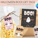 Halloween BOO Gift Tag Canva Template Halloween Party Favor - Etsy