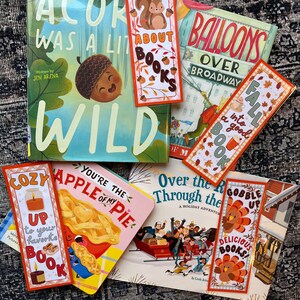 Fall Harvest Printable Bookmarks | Student Thanksgiving Bookmarks ...