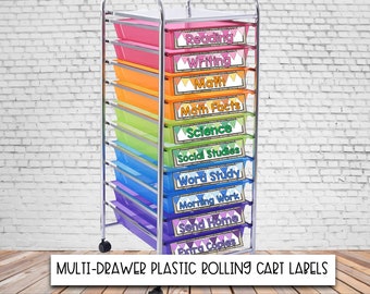 Teacher Rolling Cart - Etsy