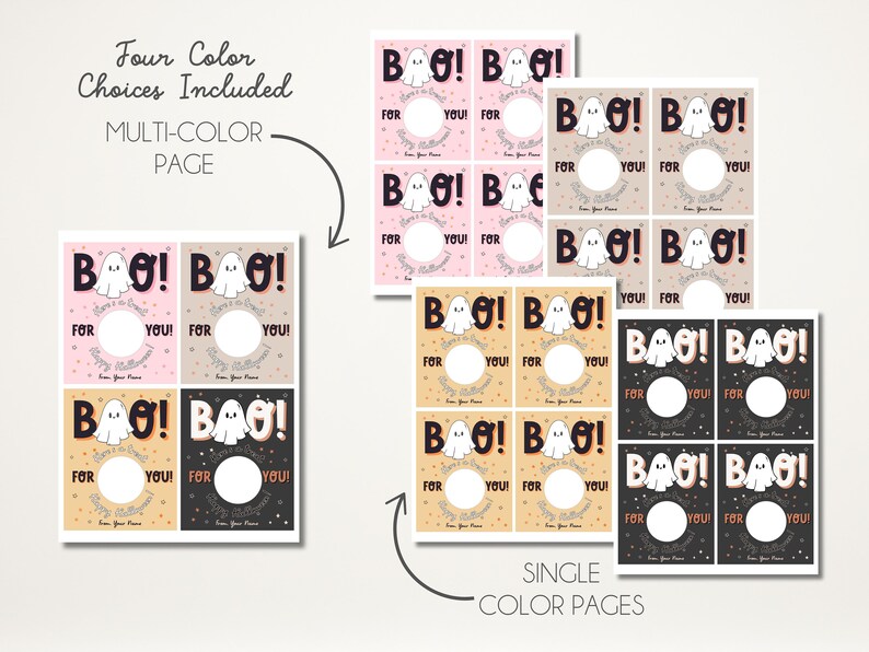 Halloween Play-doh Card | BOO! Halloween Gift Tag | Canva Template ...