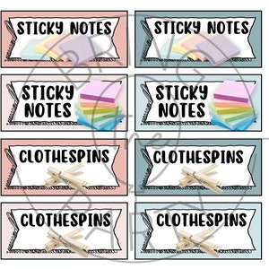 Customizable Labels for Storage Unit, 44-drawer Plastic Storage Cabinet ...