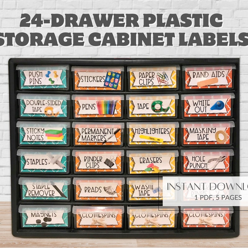 File Cabinet Labels - Etsy