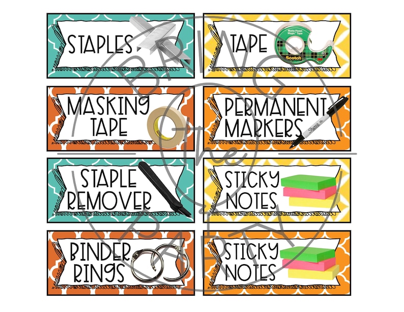 Labels for Storage Unit 24-drawer Plastic Storage Cabinet - Etsy