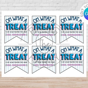Editable Rice Krispie Treat Label | Marshmallow Treat Valentine ...