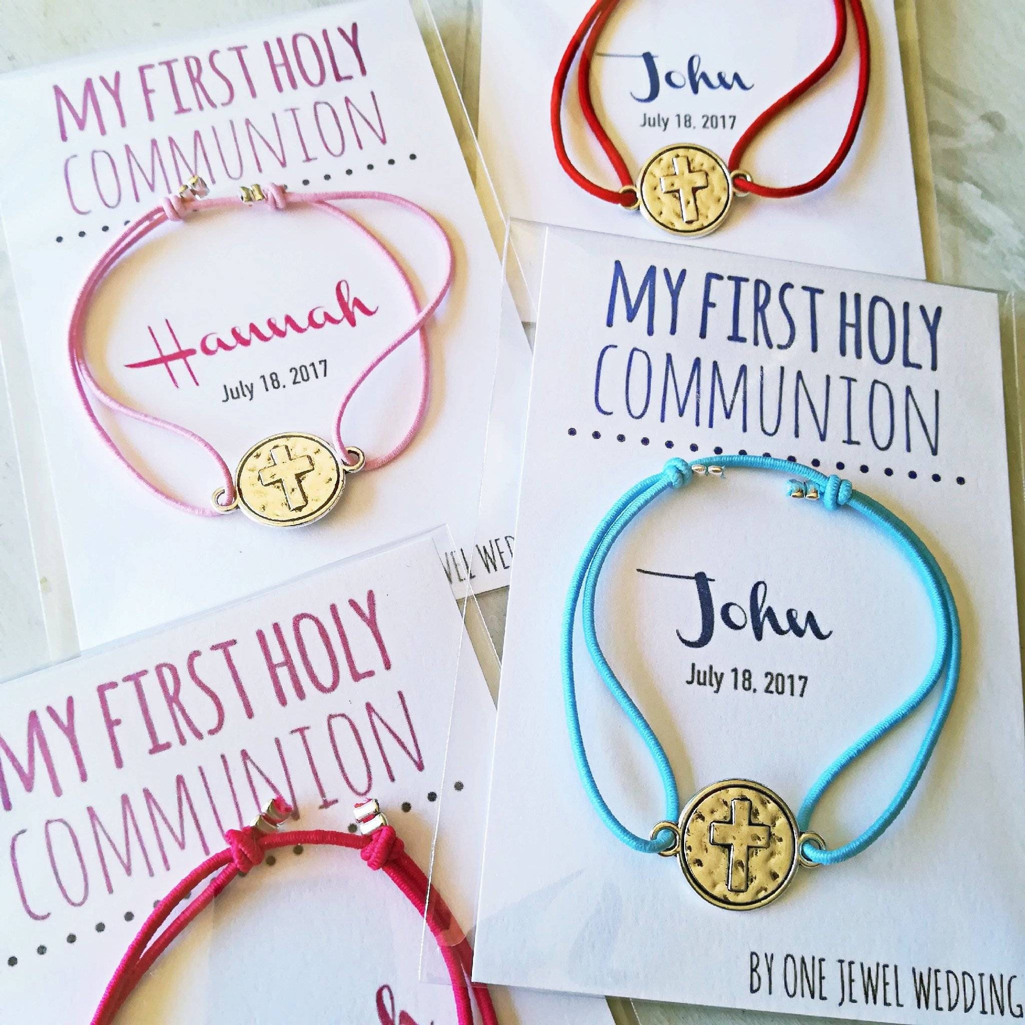 First Communion Favors First Communion Bracelet First - Etsy España