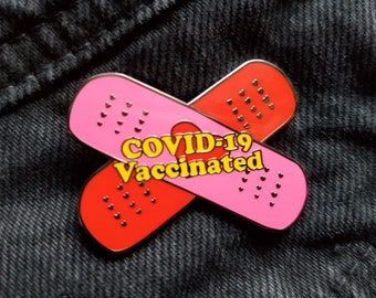 Double Enamel Pin - Etsy