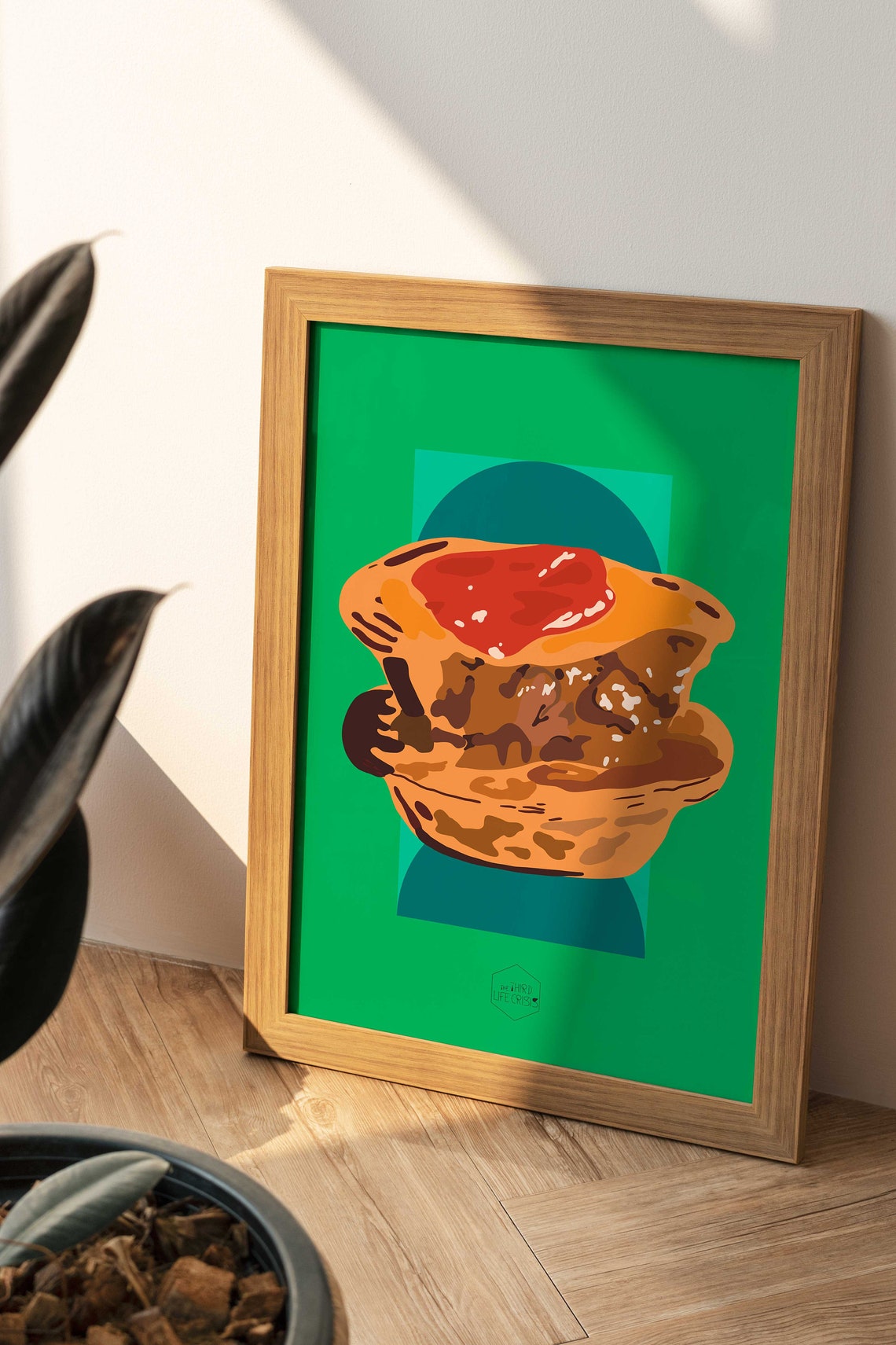 Aussie Meat Pie Poster, Australian Nostalgia Printable Art, Aussie ...