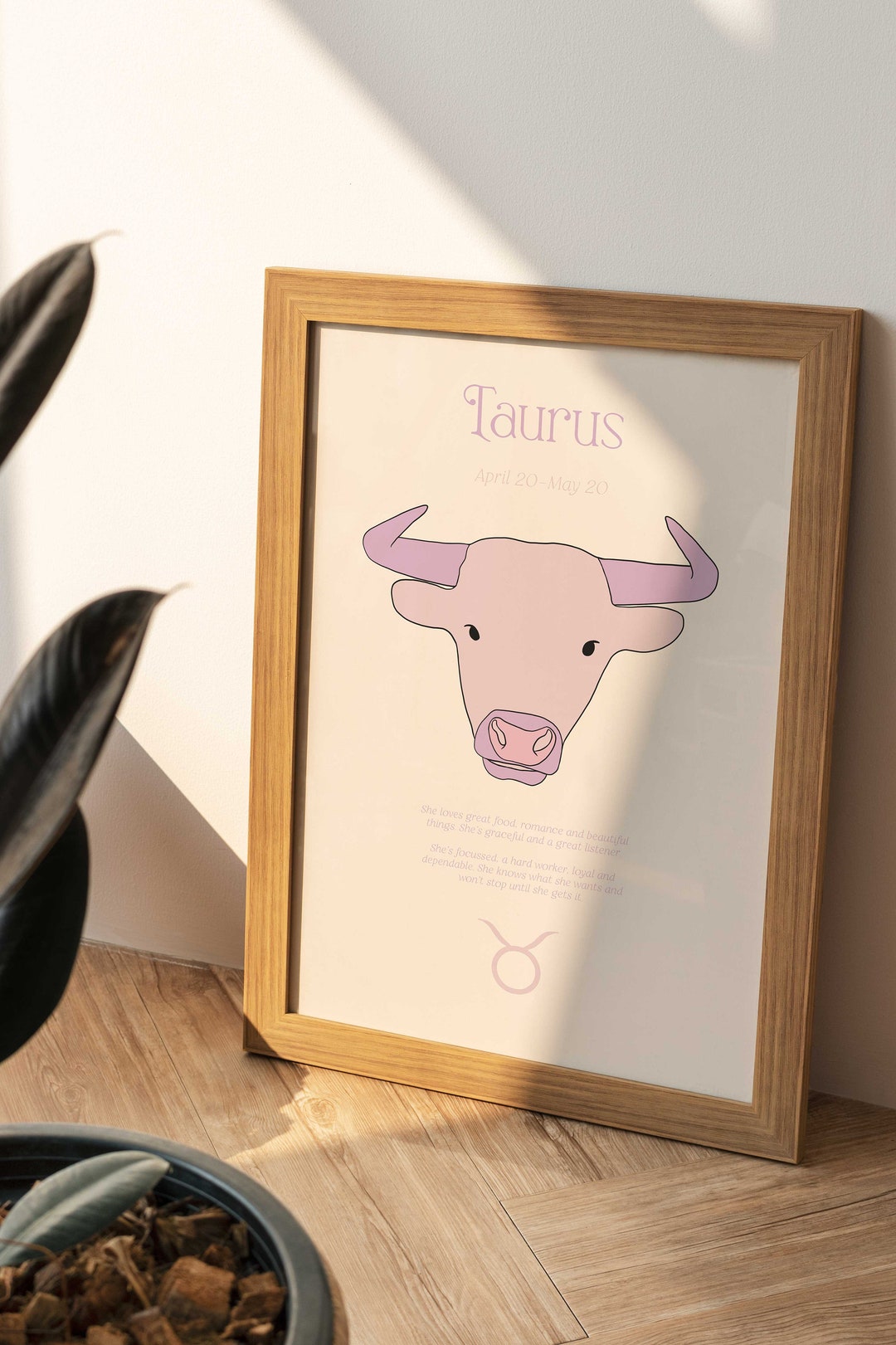 Taurus Art Print, Taurus Office Wall Art, Taurus Wall Art Print,taurus ...