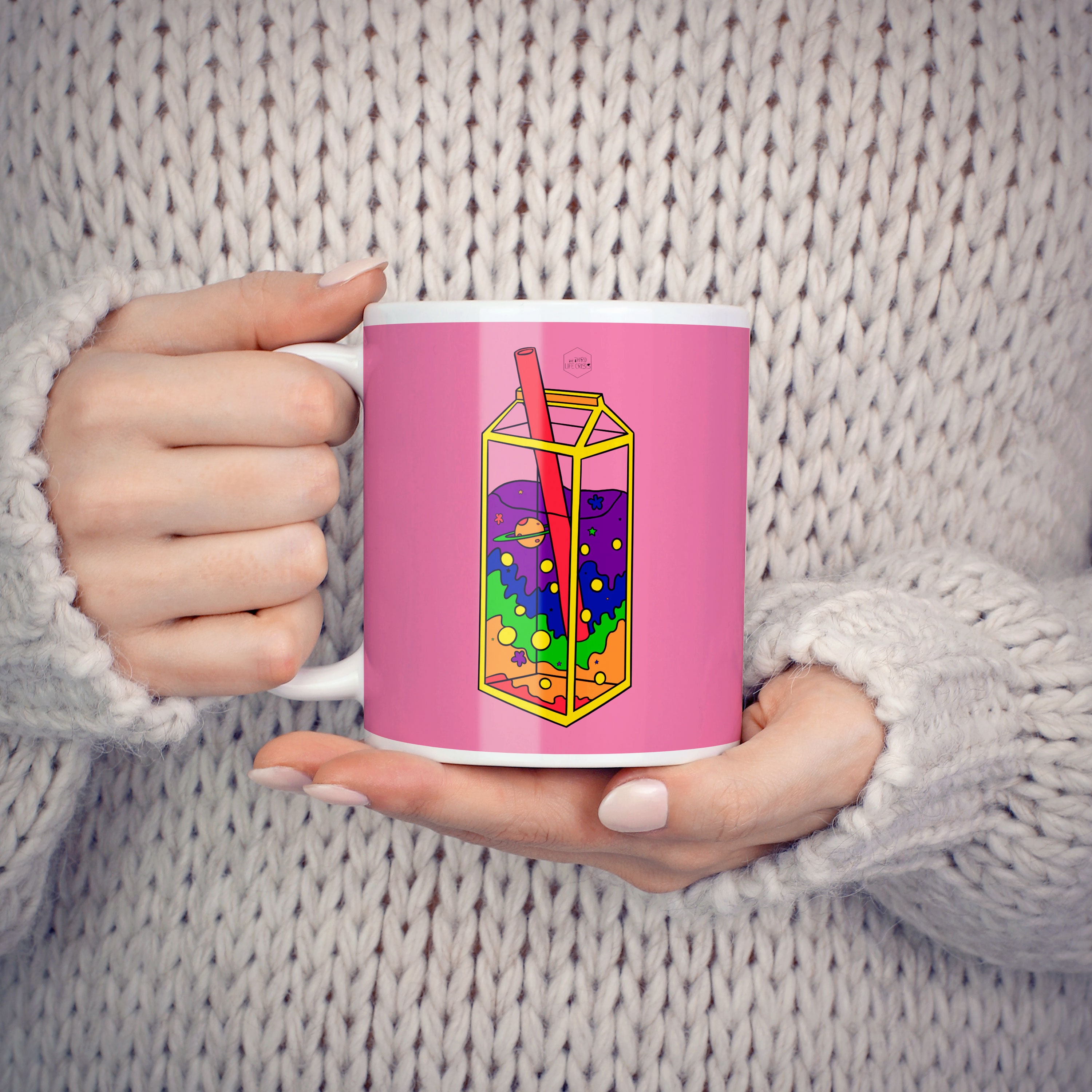Gay Pride Lgbtea Bubble Tea Mug Pride Month Nonbinary Etsy