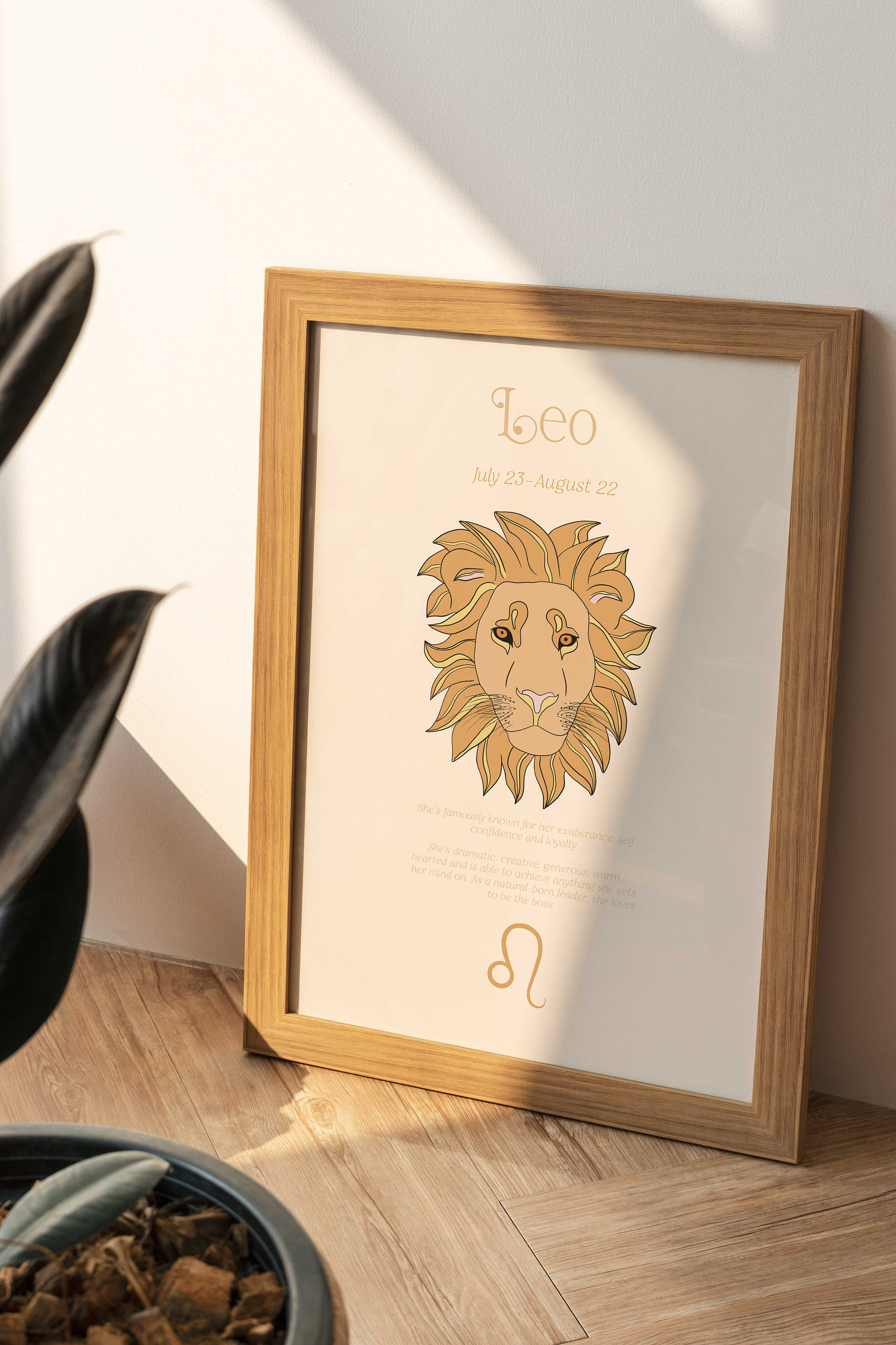 Leo Art Print, Leo Office Wall Art, Leo Wall Art Print, Leo Bedroom ...