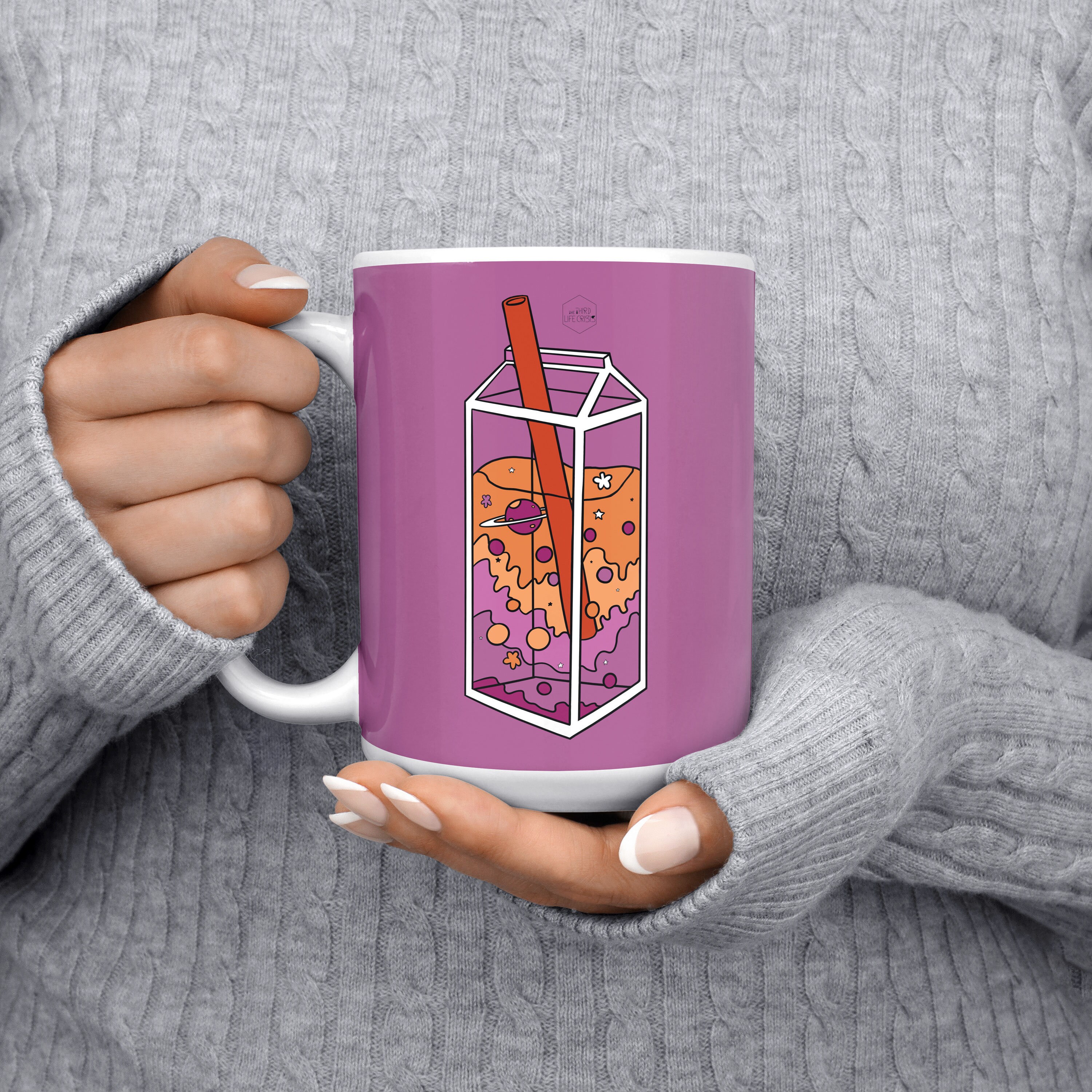 Lesbian pride LGBTea bubble tea asexual pride genderqueer | Etsy