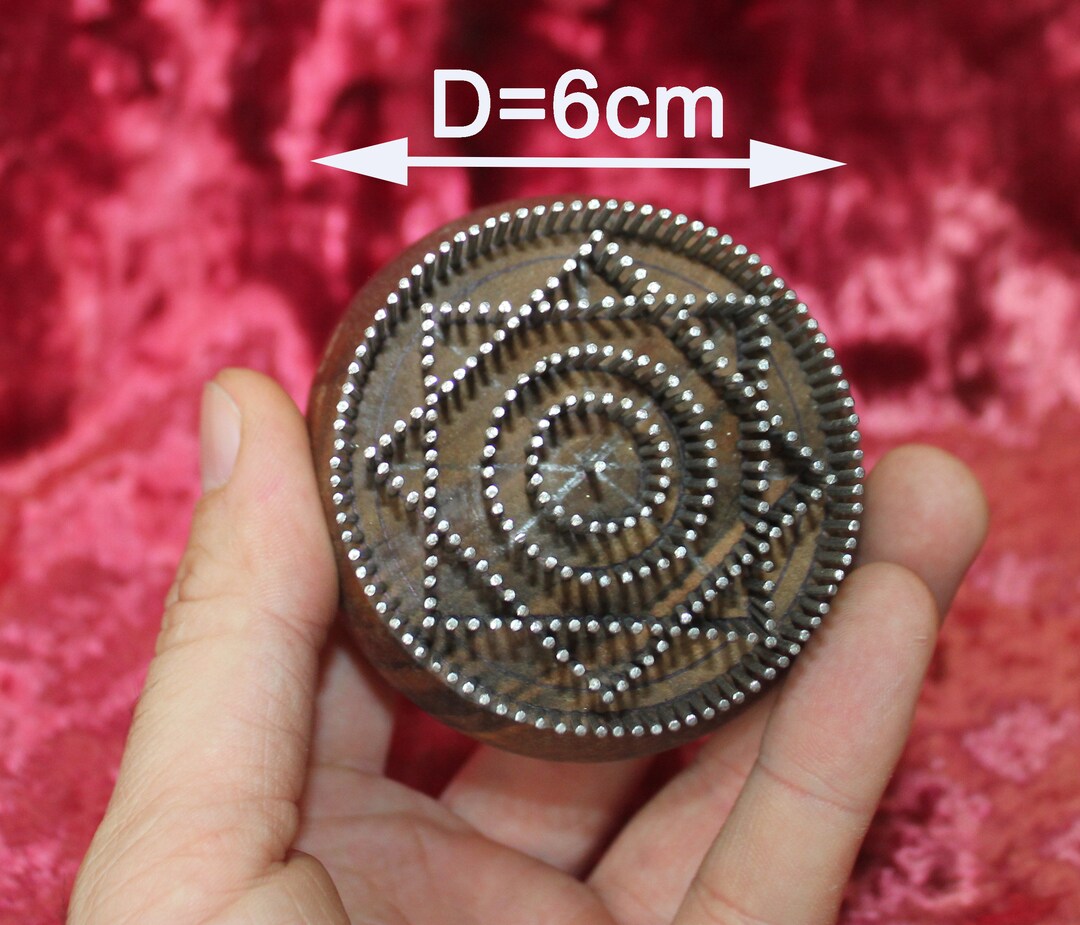 Chekich Traditional Uzbekistan Wooden Rubber Stamp Made of - Etsy